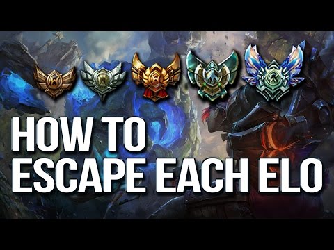 HOW TO ESCAPE EACH ELO & CLIMB – Differences between each rank (League ...