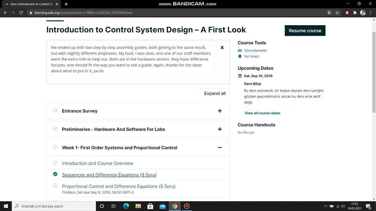 Digital Control Systems Assignment 2