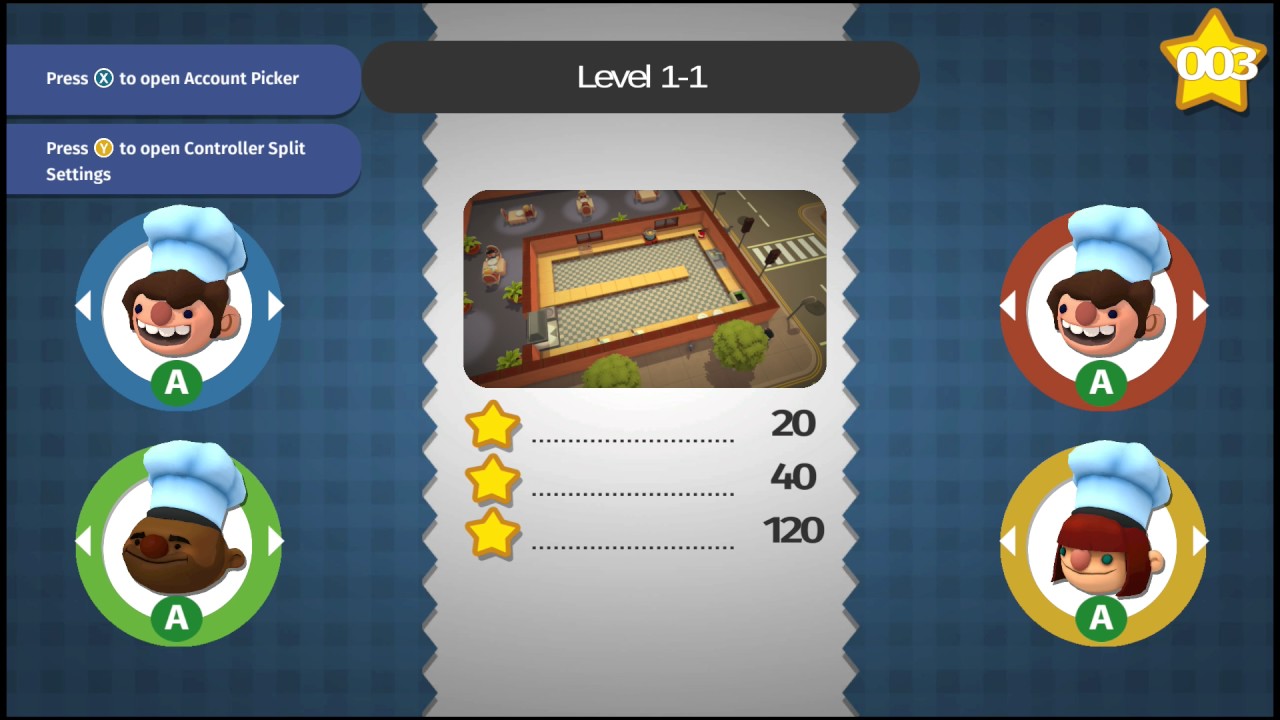 Level Select: Overcooked!
