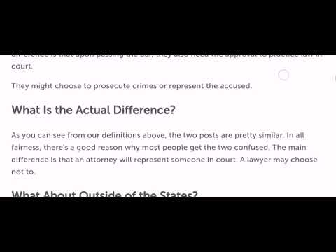 Attorney in United States | What is Attorney | Difference Between Attorney & Lawyer | Updated 2023