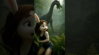 Leo and Nora's Epic Escape from Dinosaur Island! ????✈️ #DinosaurEscape #AnimatedShorts #DinoAdventure