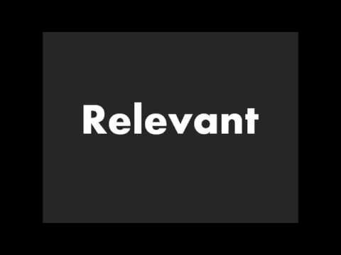 How to Pronounce Relevant