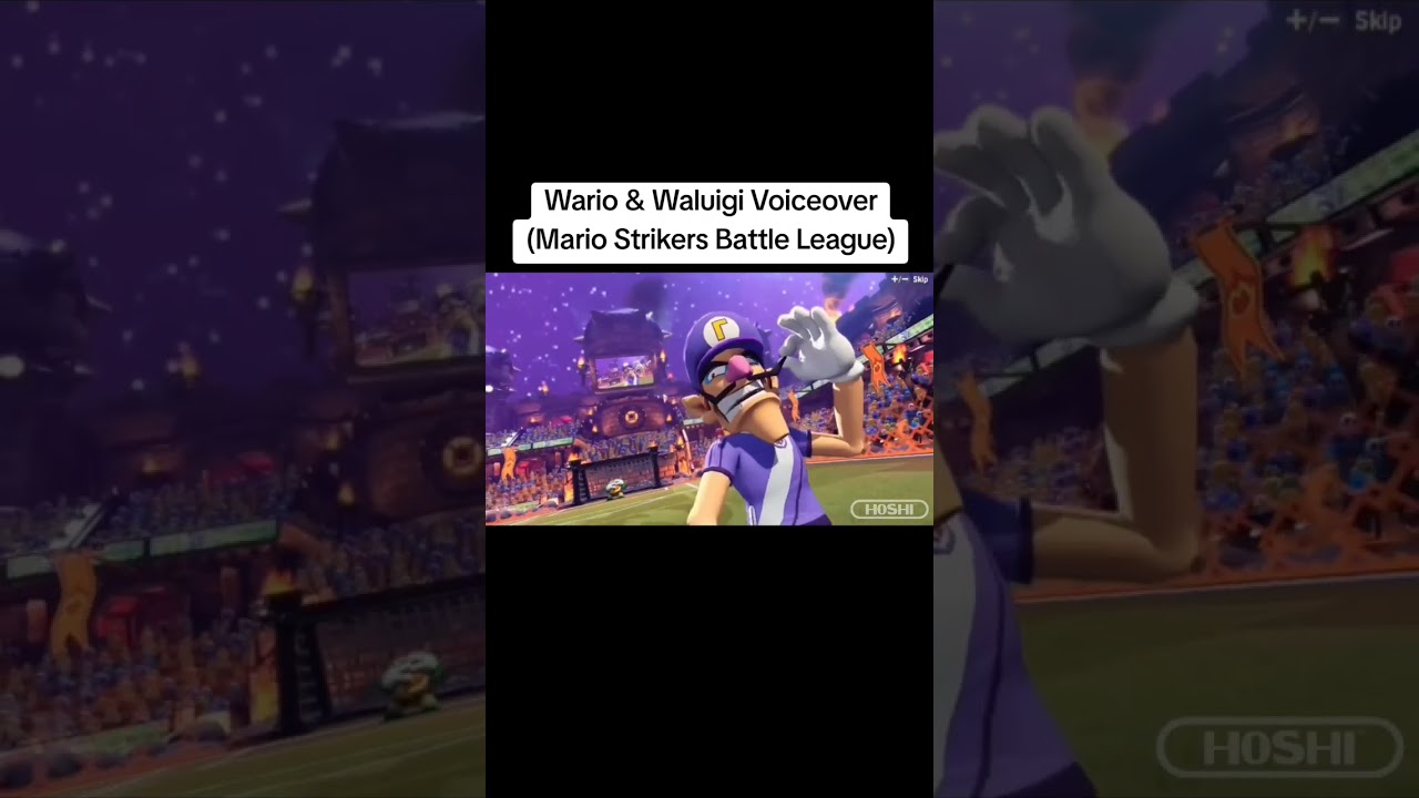 Wario and Waluigi Voiceover (Mario Strikers Battle League) #mario #voiceacting #wario #waluigi