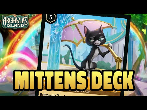 Mittens Bodyguard Synergy 🟡⚪️ Disney Lorcana New Archazia's Island Deck