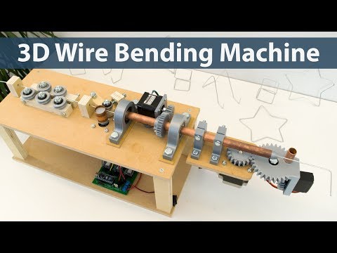Make: an open source hardware, Arduino-powered, 3D-printed wire-bending ...