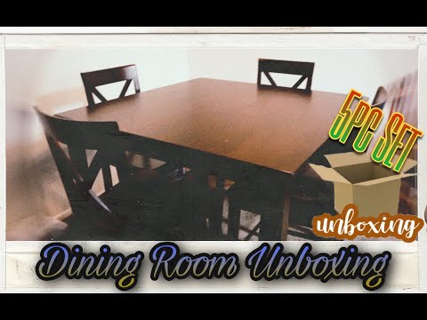 Dining Room Unboxing: American Freight 5pc Dining Set
