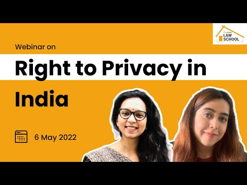 Webinar on 'Right To Privacy in India' | Lawctopus Law School