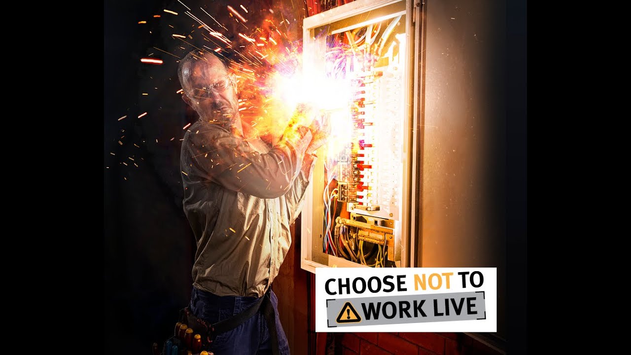 Arc flash safety film