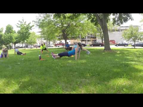 Summer at Capital Fitness we tend to take class outside.