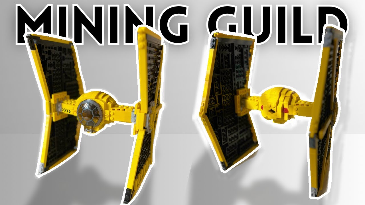 Mining guild tie fighter (moc showcase)