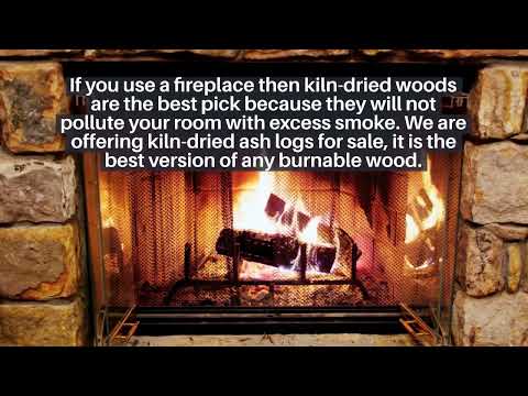 Kiln Dried Ash Logs For Sale