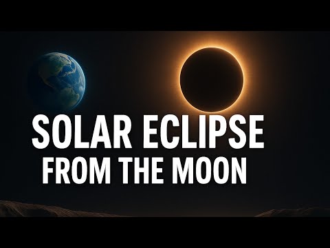 What a Solar Eclipse Looks Like from the Moon ๐ | Lunar Solar Eclipse Explained