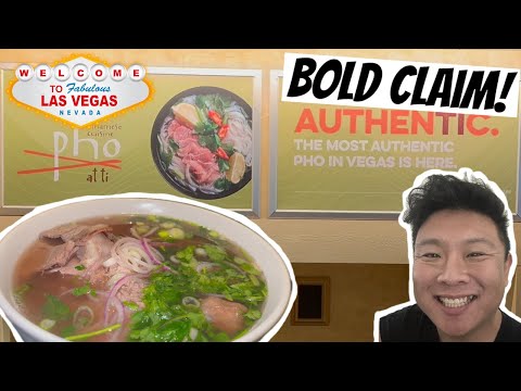 Treasure Island Claims they have the MOST AUTHENTIC Pho in Las Vegas!