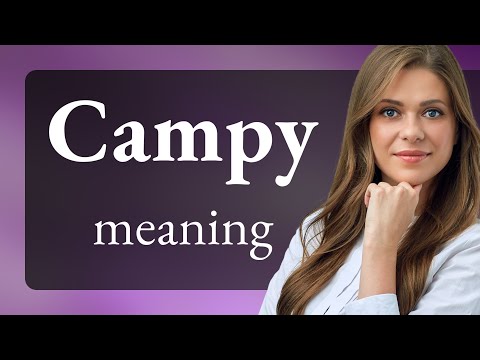 Campy • CAMPY meaning