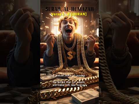 "Backbiting and arrogance & Haram Money lead to destruction – A lesson from Surah Al-Humazah."