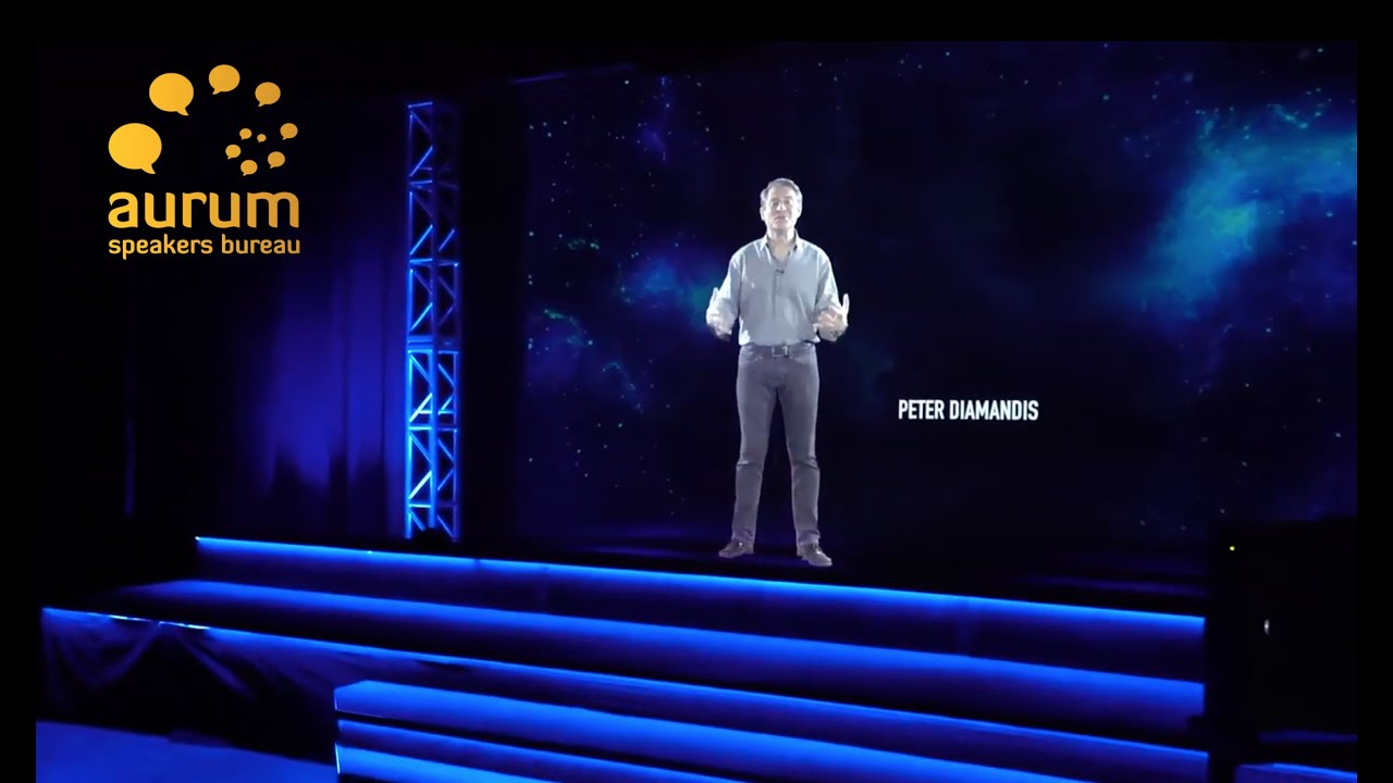 Peter Diamandis hologram keynote technology - Aurum Speakers Bureau