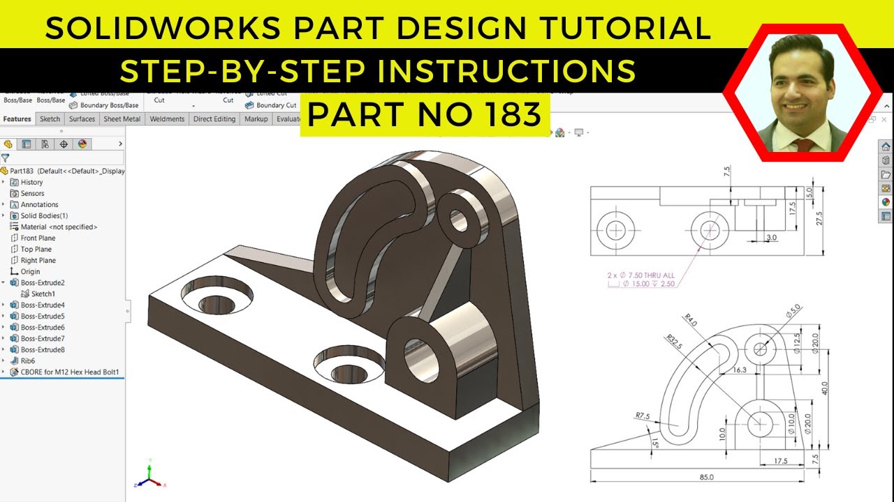 SolidWorks Part Design Tutorial: Essential Techniques for Creating 3D Models