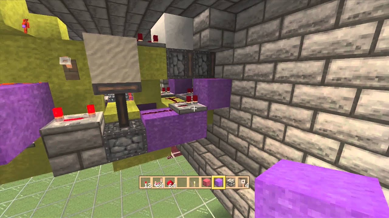 Minecraft Xbox360 Redstone Tutorial Drawbridge