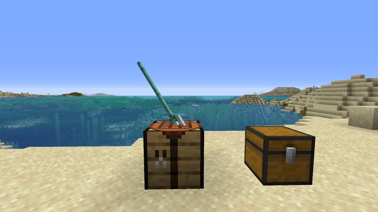 Minecraft Datapack: How to craft Trident in 1.16+