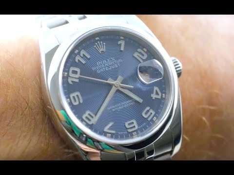 Rolex Datejust Roulette Date / Concentric Dial / Jubilee 116200 Rolex Watch Review