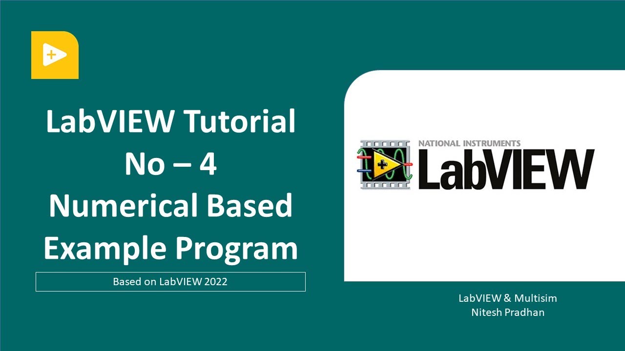 LabVIEW Tutorial -04 | Numerical Based Example (LabVIEW Programming)