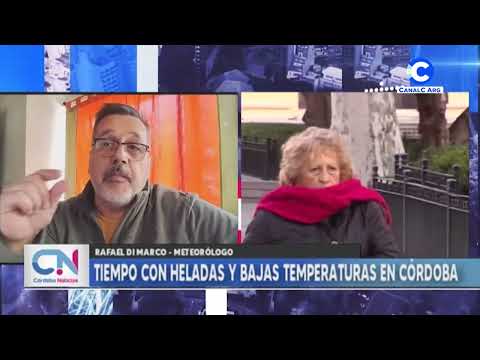 Tiempo con heladas y bajas temperaturas en Córdoba