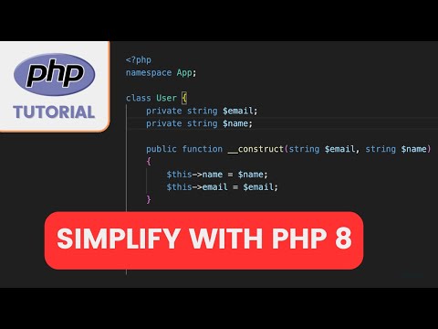 PHP 8: Constructor property promotion