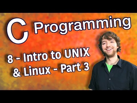 Learn C Programming Tutorial 8 Intro to UNIX Linux Part 3 - Mind Luster