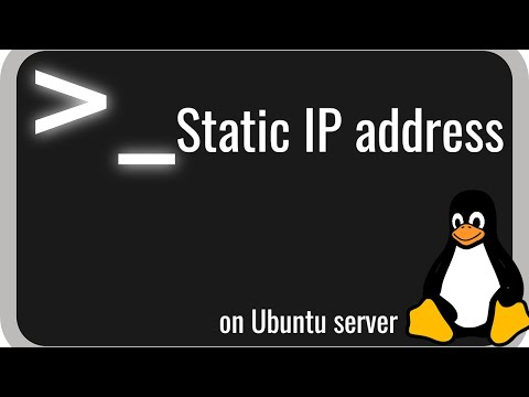 How to set static IP address on your Ubuntu server