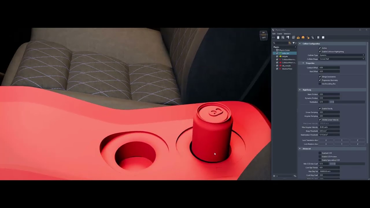 VRED 2027 - Real-time physics