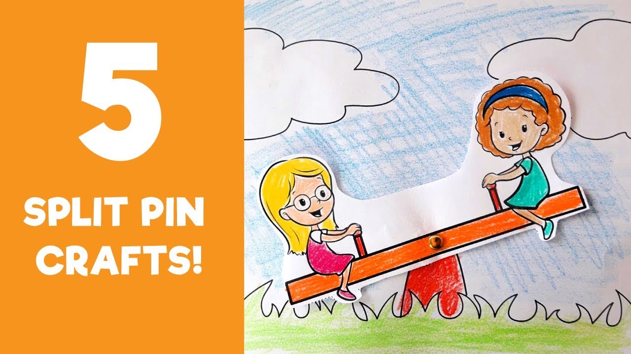 5 Split Pin Crafts for Kids