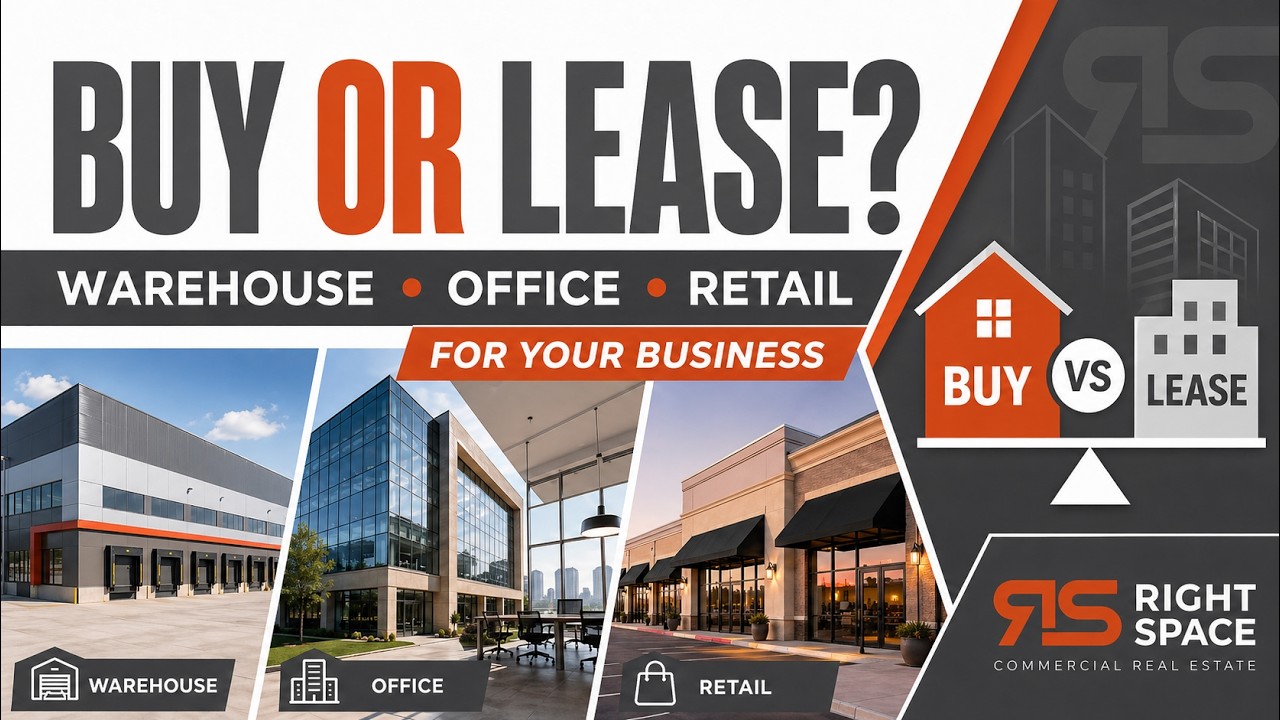 Should You Buy or Lease Commercial Property for Your Business? | Warehouse, Office & Retail