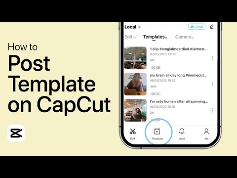 How To Post Templates on CapCut - Tutorial (2024)