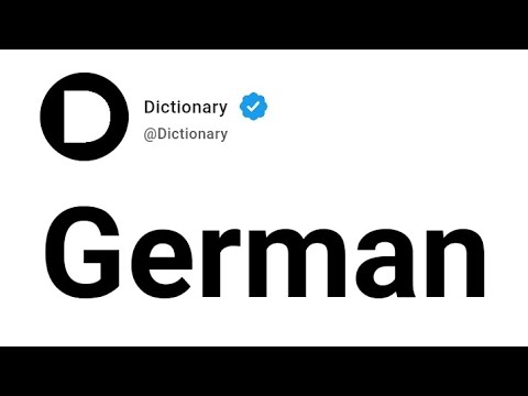 German Meaning In English
