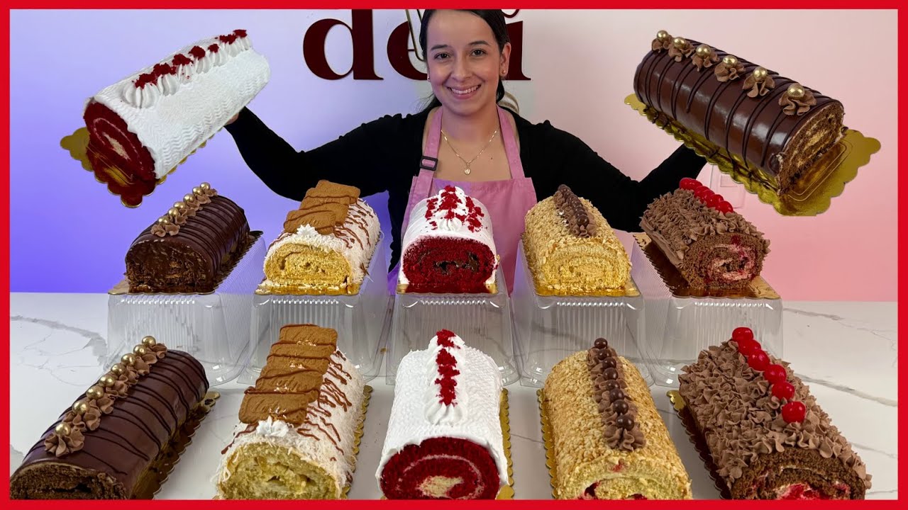 💥FREE CLASS! 10 Rolls to SELL and MAKE MONEY in NEW YEAR'S Pionono BRAZO REINA Easy | elideli