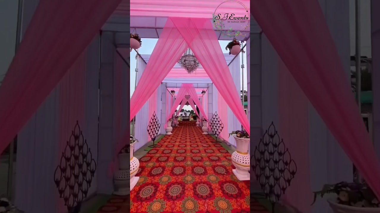 Pink theme weddings idea gallery | path #event #wedding #pink #decoration #flowers #light