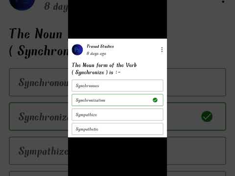 What does the Word { Synchronization } mean ? ? #englishlanguage