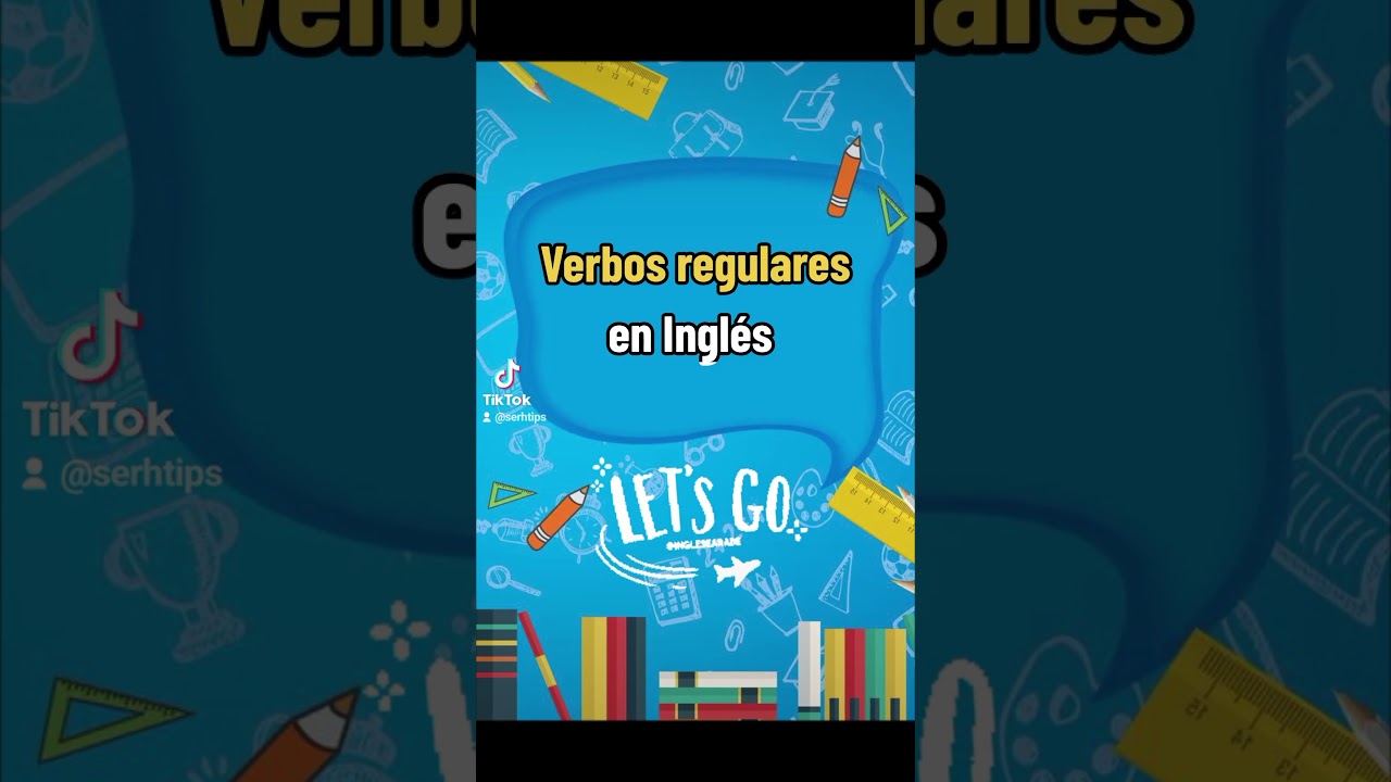 Verbos regulares en Inglés #aprender #school #estudiantes #learning #study