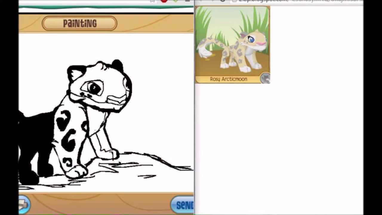Animal Jam Speed Paint (Snow Leopard)