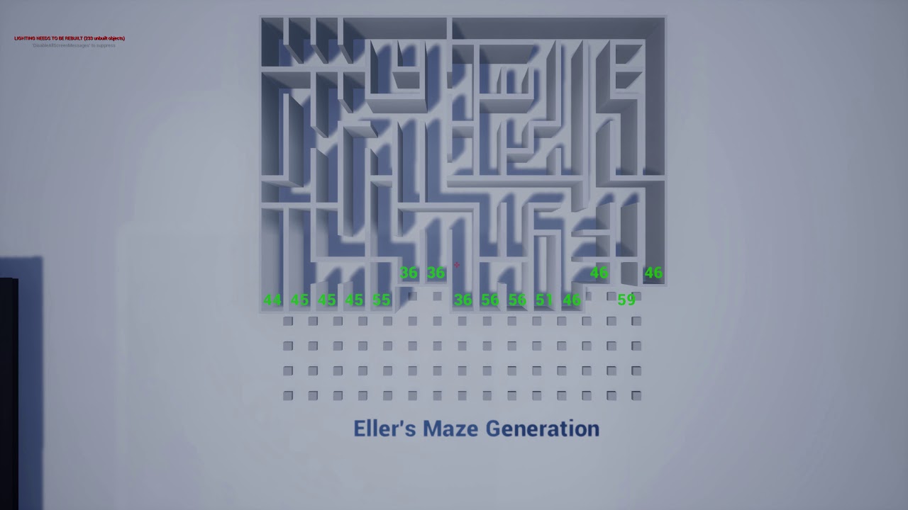 Eller's algorithm visualization