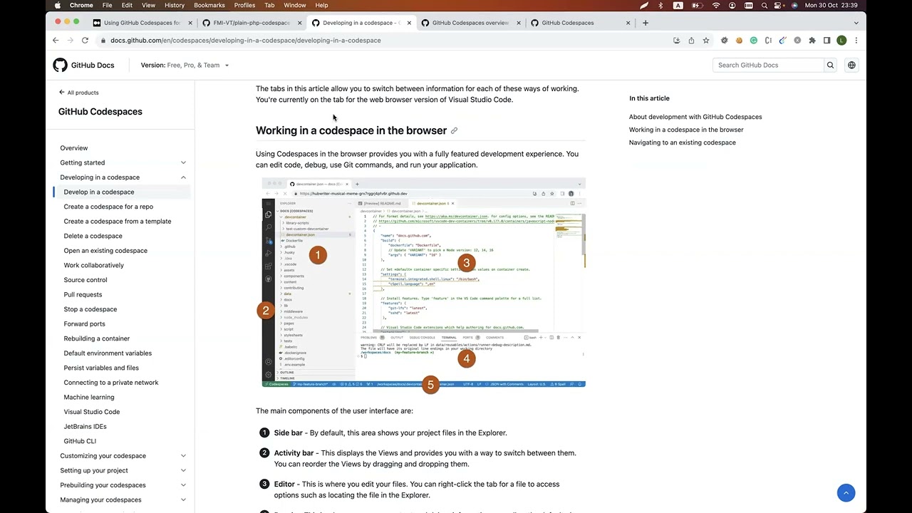 Using GitHub Codespaces for PHP Tutoring