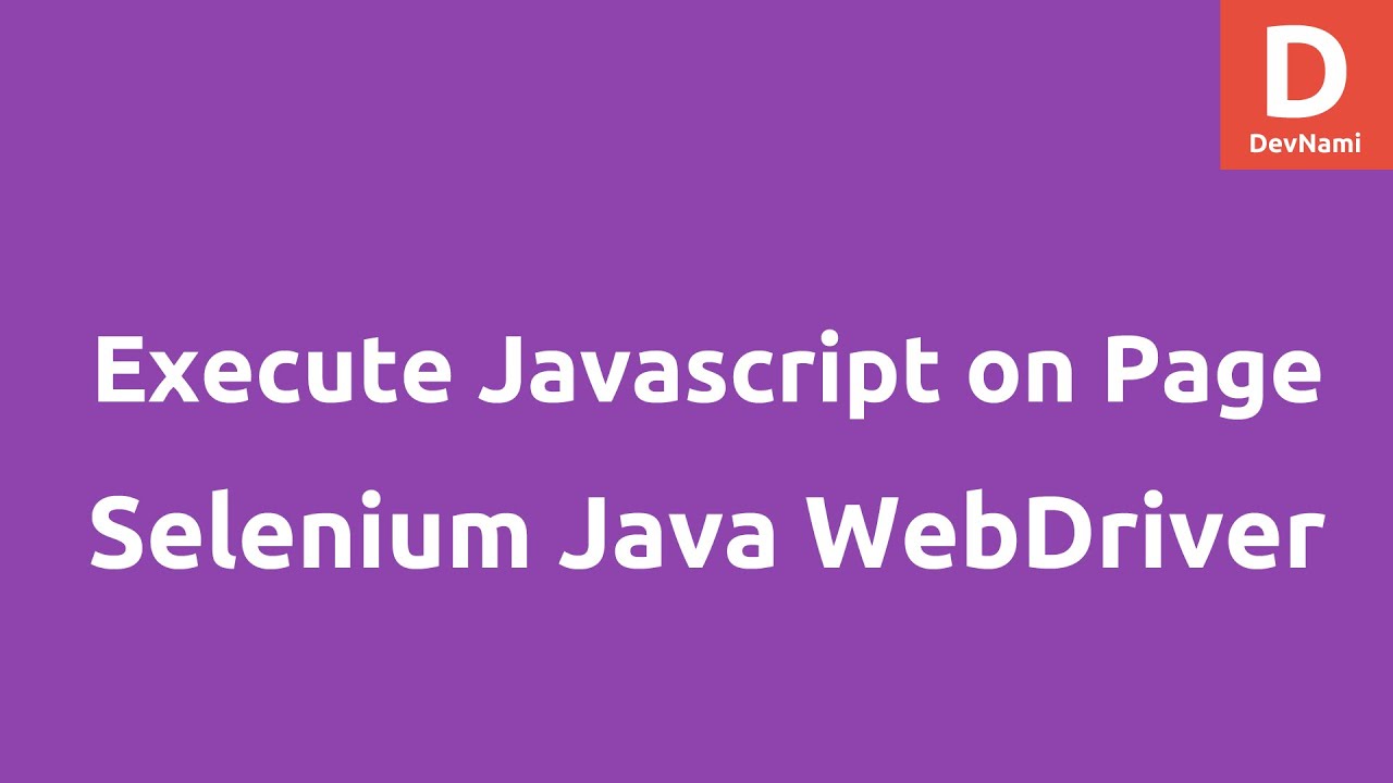 Execute Javascript on webpage Selenium Java WebDriver