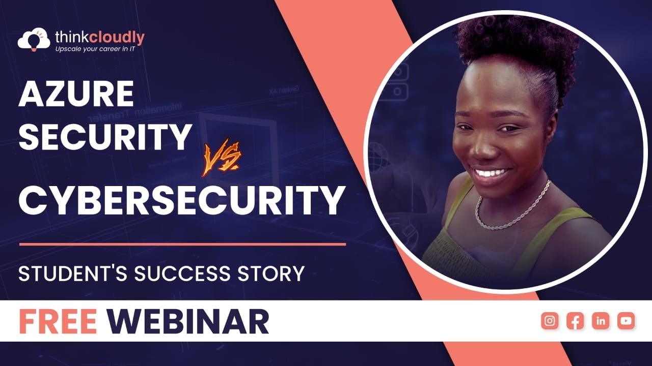 Azure Security vs Cyber Security - What to Choose? | Webinar | Thinkcloudly