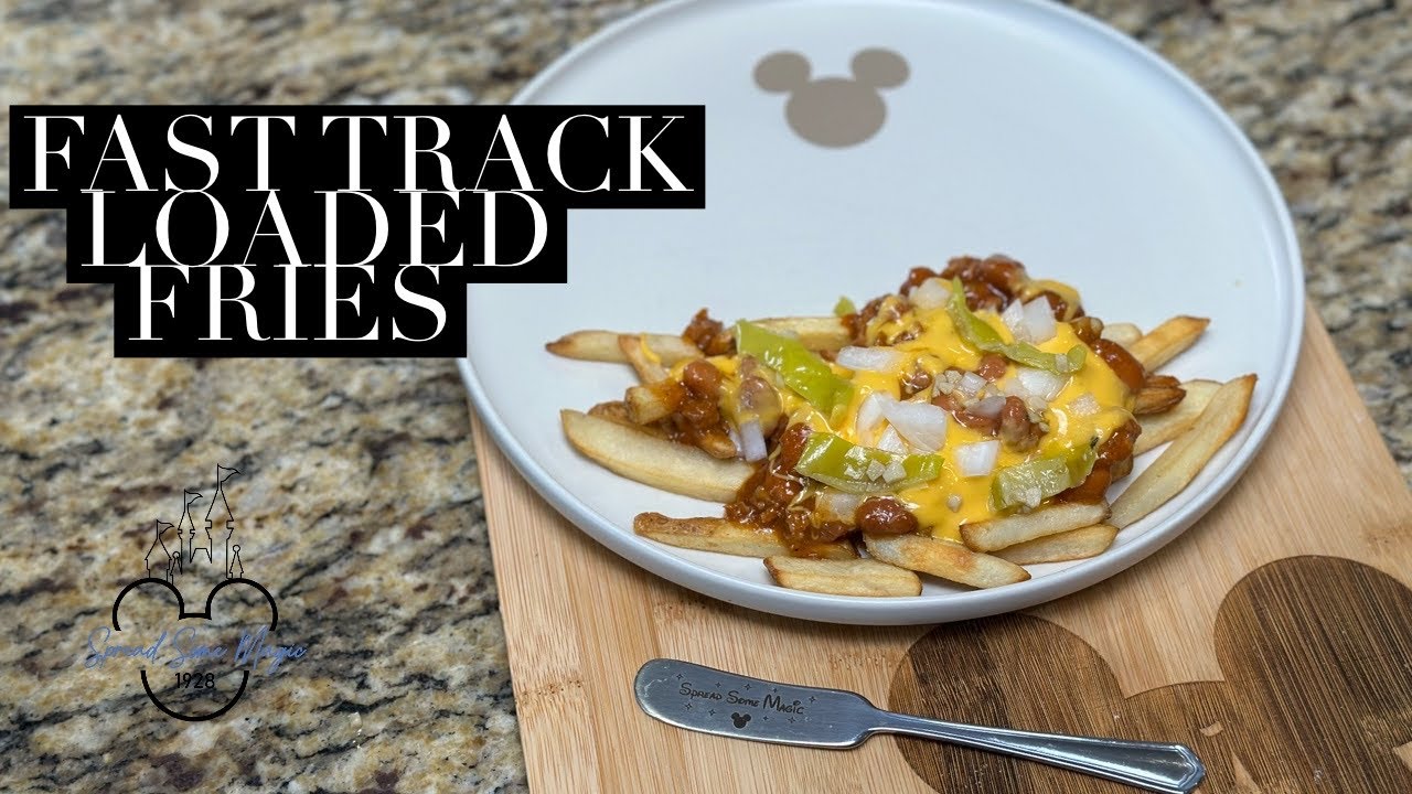 Fast Track Loaded Fries - a new 2026 menu item at Flo's V8 Cafe in DCA