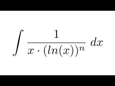 Integral of 1/(x*(ln(x))^n) - Integrals ForYou