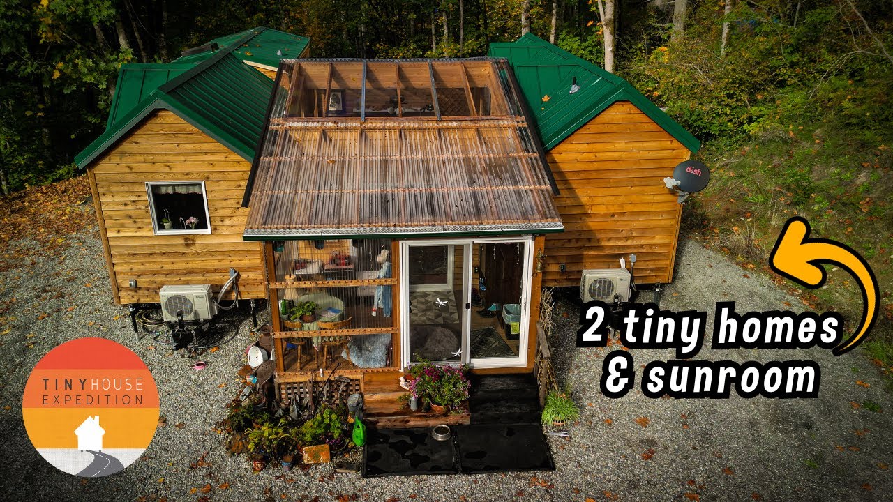 2 Tiny Homes Connected w/ Sunroom! Retiree's dream home to manage MS