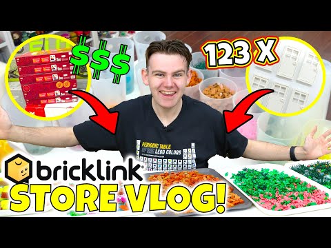 I got an INCREDIBLE DEAL on these LEGO Parts - BrickLink Store Vlog