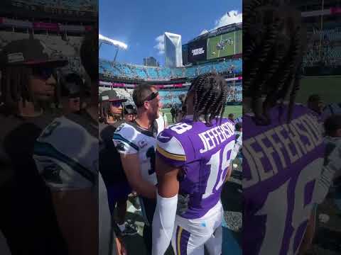 Justin Jefferson & Adam Thielen 🥹
