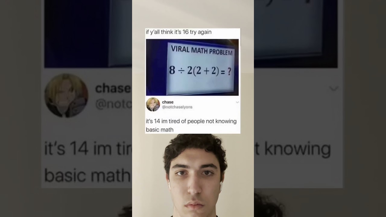 If yall think it's 16 then try again
