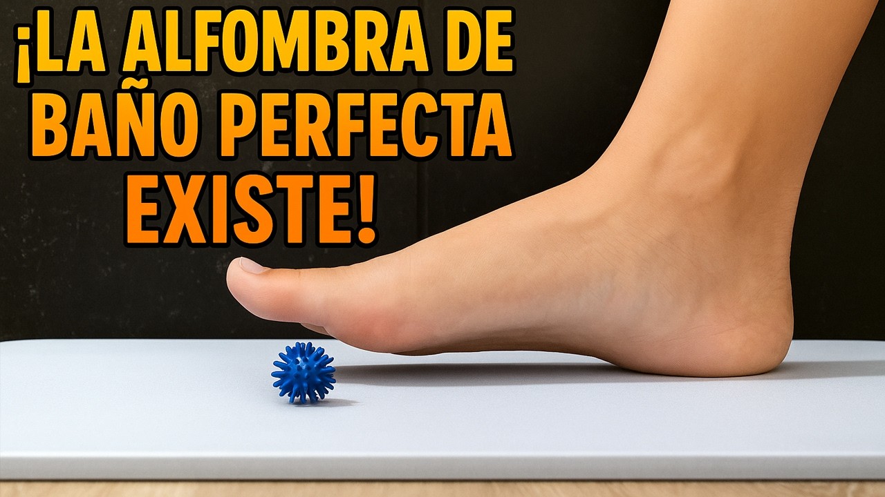 La alfombra de baño diatomita !Es PERFECTA y BARATA!